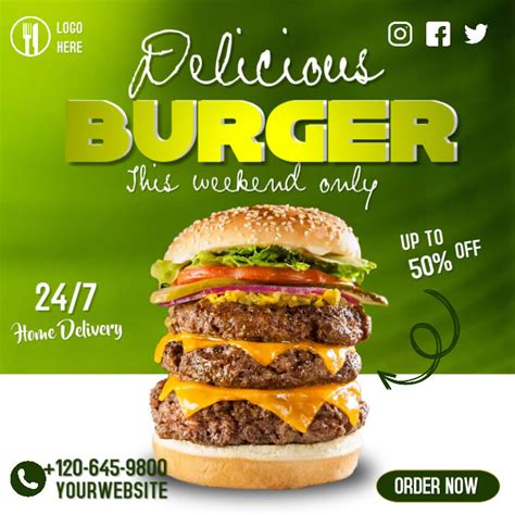 Food Template C Postermywall