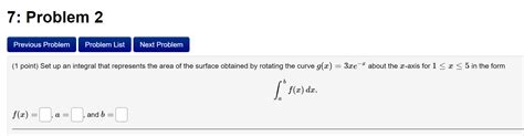 [solved] 1 Point Set Up An Integral That Represents The