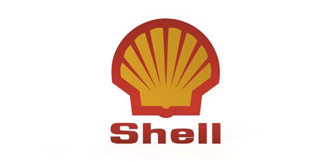 Shell Logo Reverse Print By Art3design Download Free Stl Model