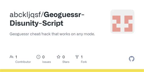 Github Abckljqsfgeoguessr Disunity Script Geoguessr Cheathack That Works On Any Mode