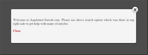 Net Logics Open Show Jquery Popup Window On Page Load With Example
