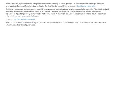 Introduction To Synciq Bandwidth Reservations Dell Powerscale Synciq Architecture
