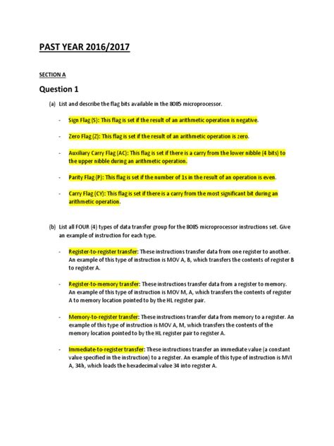 revision microprocessor pdf pdf central processing unit assembly