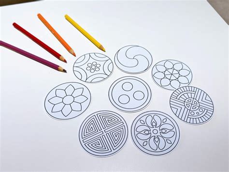 우리나라 전통 문양 컬러링 색칠놀이 색칠공부 네이버 블로그