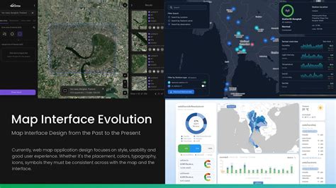 designing maps interface and crafting elements in modern map