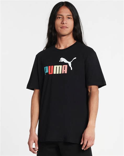 Shop Puma Essential Logo Tee 58664198 Black Snipes Usa