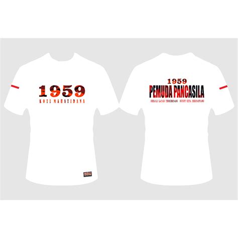 Jual T Shirtkaos Terbaru Cotton Pemuda Pancasila Baju Koti Termurah
