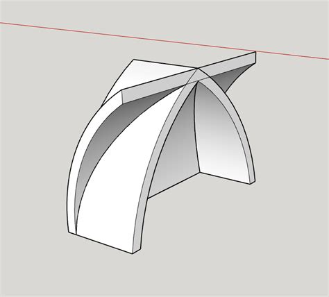 Merge Two 2d Shapes To Create One 3d Object Sketchup Sketchup Community