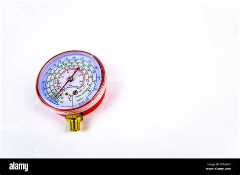 The Manometer Measuring Gas Pressure For Repair Of Refrigerators Conditioners Free Space For