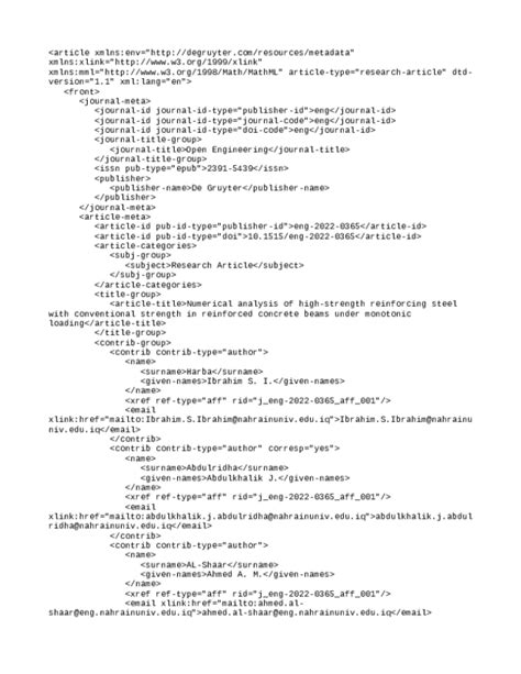 Numerical Analysis Of High Strength Reinforcing Steel With Conventional Strength In Reinforced