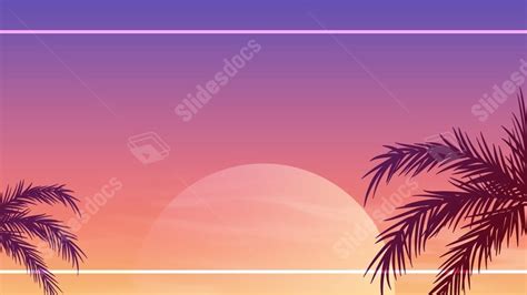 Sky Sunset Dusk Beautiful Powerpoint Background For Free Download Slidesdocs