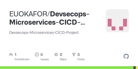 Github Euokafordevsecops Microservices Cicd Project Devsecops