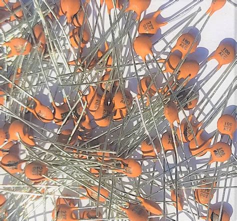 100 Pf 50 Volt Ceramic Disc Capacitor 2 5mm Pitch General Purpose
