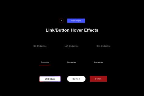 Webflow Showcased Entry Linkbutton Animations