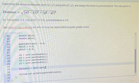 solved determine the distance between point x1 y1 ﻿and