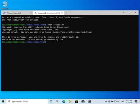 How To Install Use Bash Linux Shell On Windows Tutorial