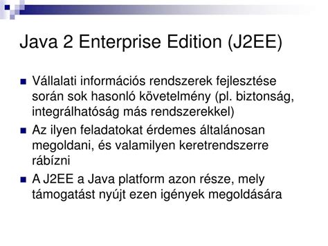 Ppt Java 2 Enterprise Edition Powerpoint Presentation Free Download