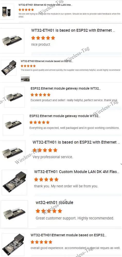 Custom Dual Core Xtensa 32 Bit Lx6 Mcu Embedded Gateway Ethernet Module
