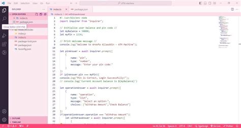 aroofa allauddin on linkedin typescript atmmachine github