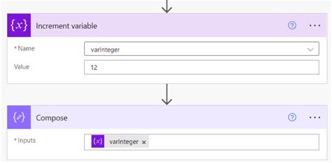 Power Automate Increment Variable
