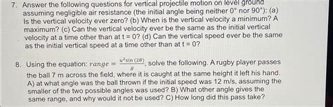 Solved Answer The Following Questions For Vertical Chegg
