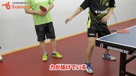 母指球に力を入れるフォアの足の使い方by平岡義博 卓球動画 シェークハンズ
