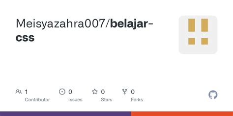 Github Meisyazahra007belajar Css