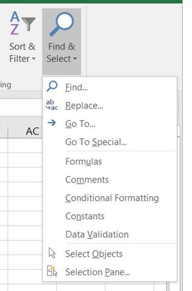 Find And Select Excelbuddy Com