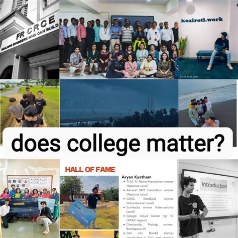 Does College Really Matter 🤔 You Must Have Heard College Doesnt Matter Only Skills Do