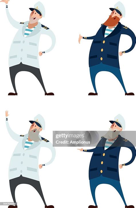 Set Of Captains High Res Vector Graphic Getty Images