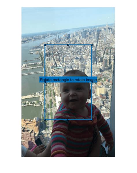 Rotate Image Interactively Using Rectangle Roi Matlab And Simulink