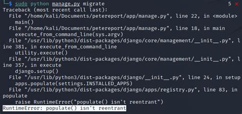 RuntimeError Populate Isn T Reentrant Issue Modm Petereport GitHub