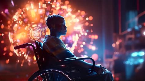 Premium Ai Image Disabled Person In A Wheelchair Ai Generate Premium Ai Image Disabled Person In A Wheelchair Ai Generate