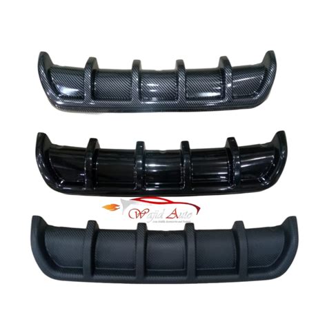 Shark Fin Diffuser Universal Black And Carbon Wajid Auto