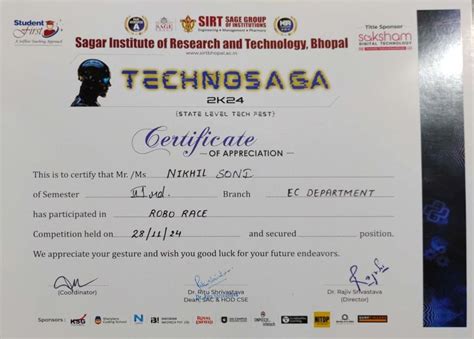 robotics arduino innovation techskills roborace nikhil soni