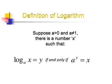 Introduction To Logarithms - ppt download