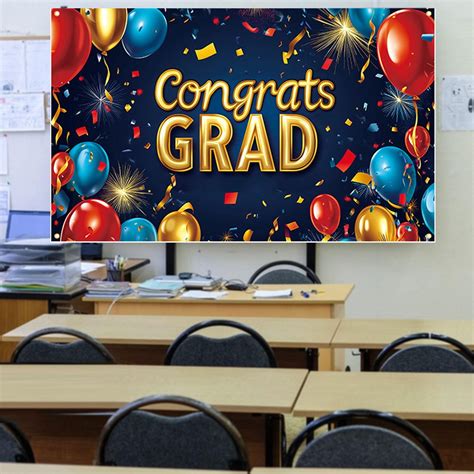 Pancarta De Felicitaciones De Graduación Suministros Para Letreros De
