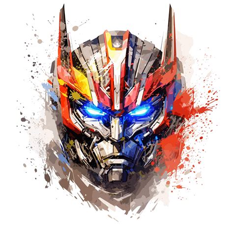 Optimus Prime Face Drawing