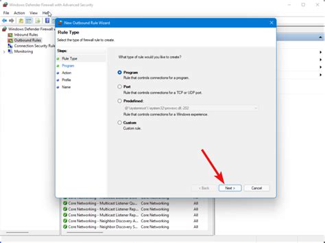 how to block a program from accessing the internet in windows 10