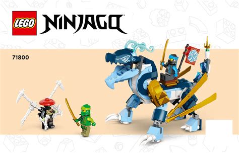 Manual Lego Set 71800 Ninjago Nyas Water Dragon EVO
