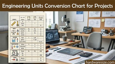 Engineering Units Conversion Chart For Projects Hardware Size