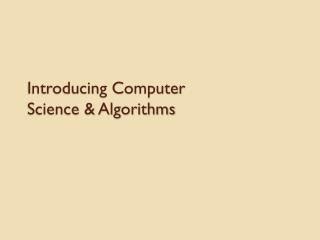 PPT Computer Algorithms PowerPoint Presentation Free Download ID