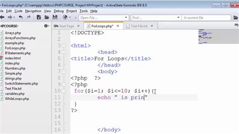 Building Blocks Of Php Continuefor Looplesson16 Learn Your Self Xp