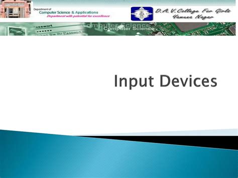 PPT Input Devices PowerPoint Presentation Free Download ID 9712181