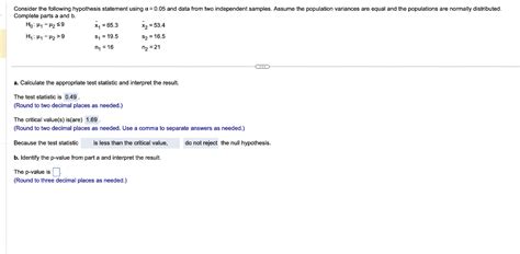 Solved Consider The Following Hypothesis Statement Using Chegg