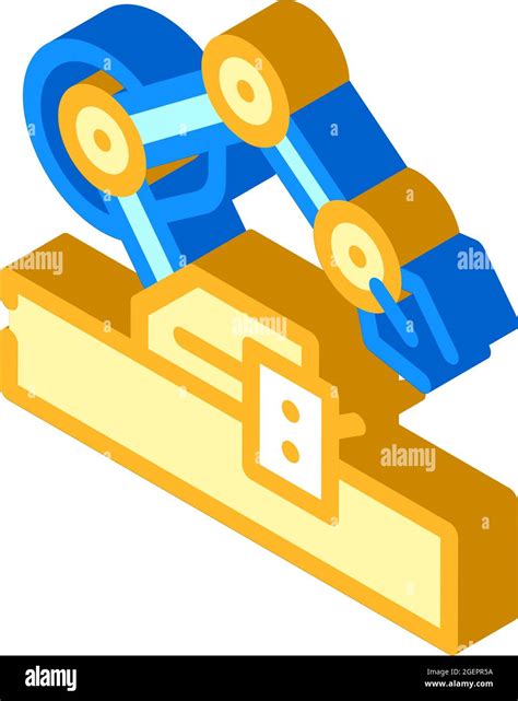 Robotic Arm Robot Isometric Icon Vector Illustration Stock Vector Image And Art Alamy