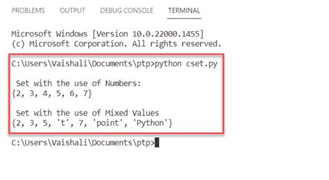 Python Sets - Pythontpoint