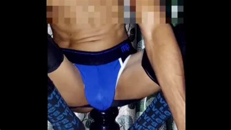 Trying To Get This Huge Toy In Doc Johnson Titanmen Ass Servant