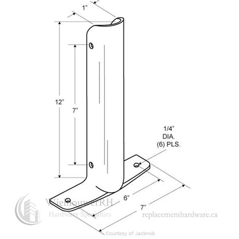 2700 Urinal Screen Bracket 1 X 12 Wing Bracket Wielhouwer