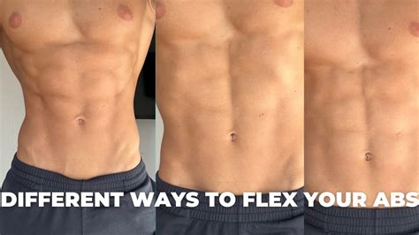 Different Ways To Flex Abs Youtube